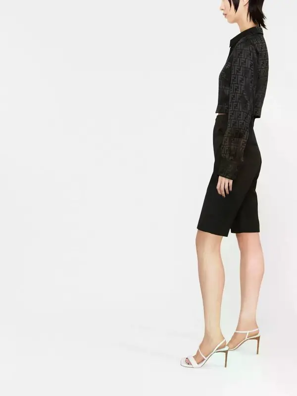 Fendi Ff Pattern Silk Shirt