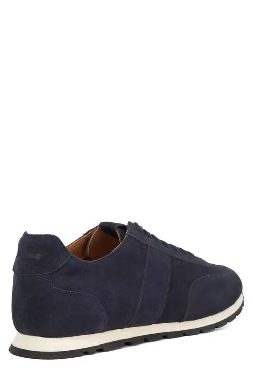 Dune London Treyson Suede Low Top Runner Sneakers - Navy