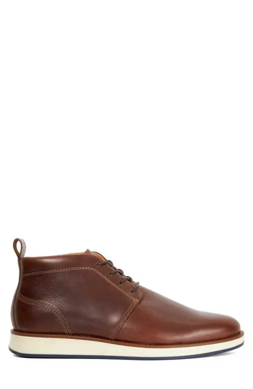 Dune London Plain Toe Chukka Boot - Brown