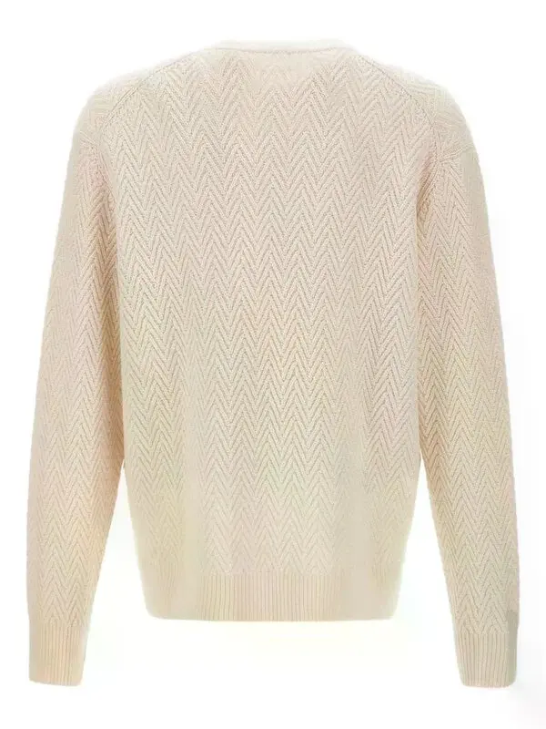 BOSS Herringbone Knit Sweater