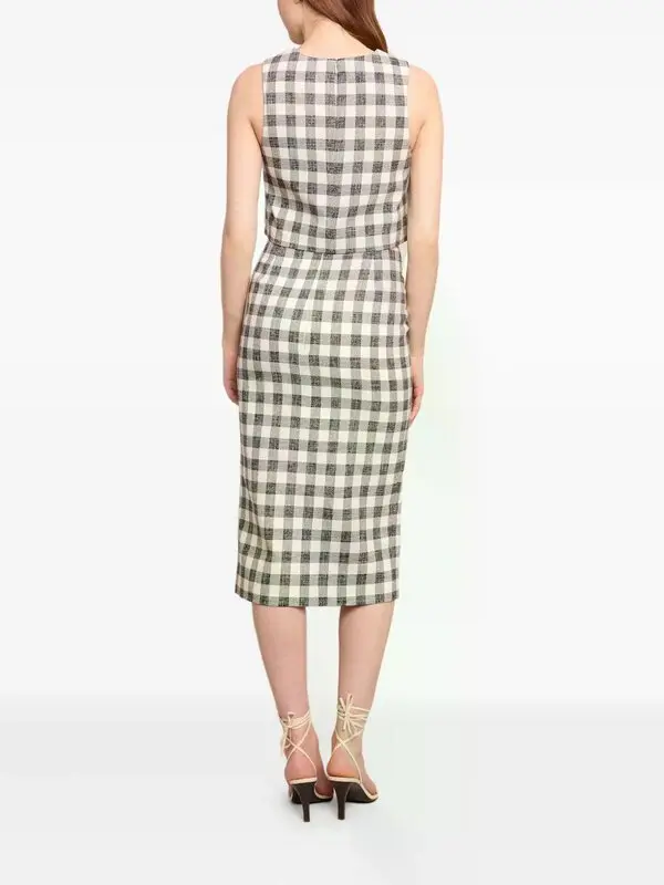 Cara Cara Faye Gingham-checked Skirt