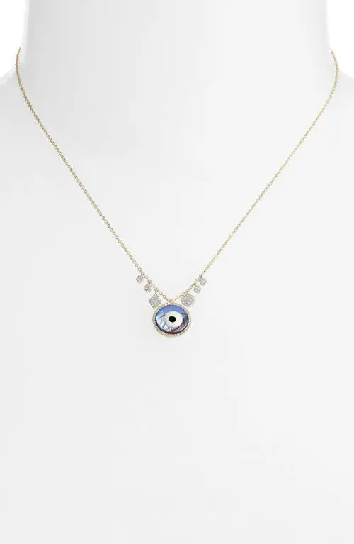 Meira T Eye Pendant Diamond Necklace