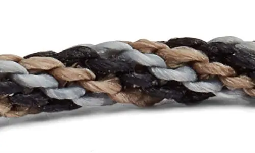 Caputo & Co Tricolor Macramé Bracelet - Black Combo