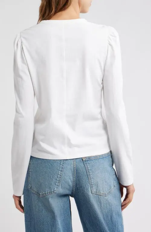 Madewell Cotton Puff-sleeve Top