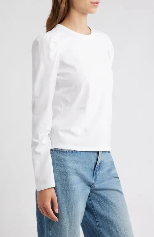 Madewell Cotton Puff-sleeve Top