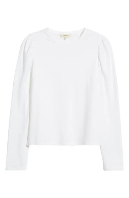 Madewell Cotton Puff-sleeve Top