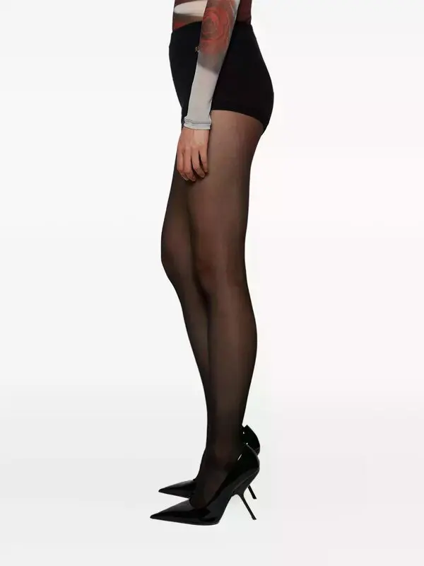Eterne Ribbed High-waisted Shorts