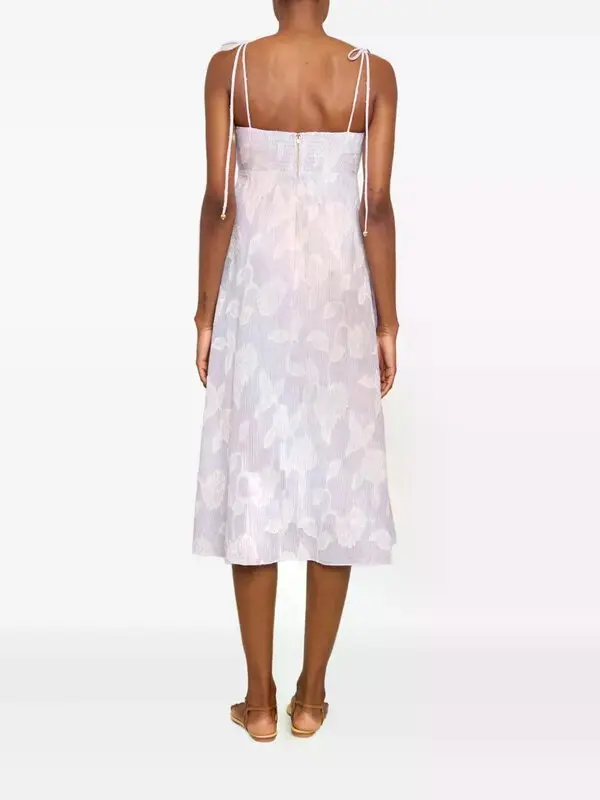 Cara Cara Floral-print Tie-strap Dress