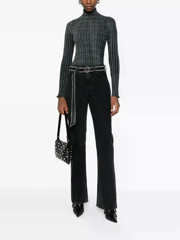 AGOLDE Five-pocket Straight Leg Jeans