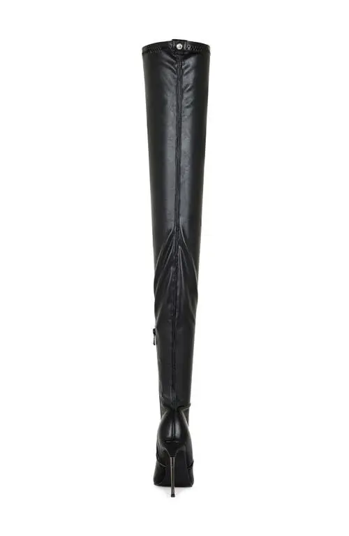 AZALEA WANG Milandra Thigh High Stiletto Boots