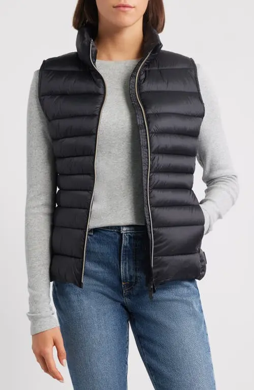 SAVE THE DUCK Lynn Quilted Puffer Vest - Black