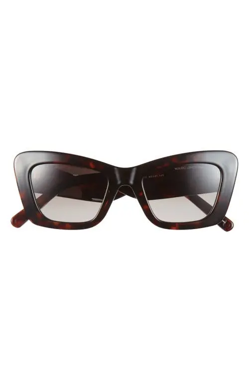 Marc Jacobs 52mm Cat Eye Sunglasses - Havana/brown