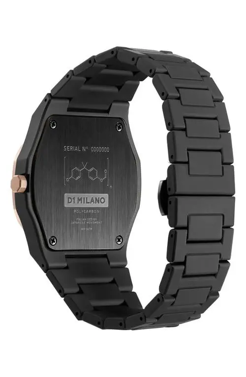D1 MILANO Mesh Polycarbon Bracelet Watch