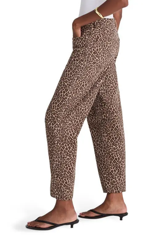 Madewell The Darted Barrel Leg Jean - Dark Mocha