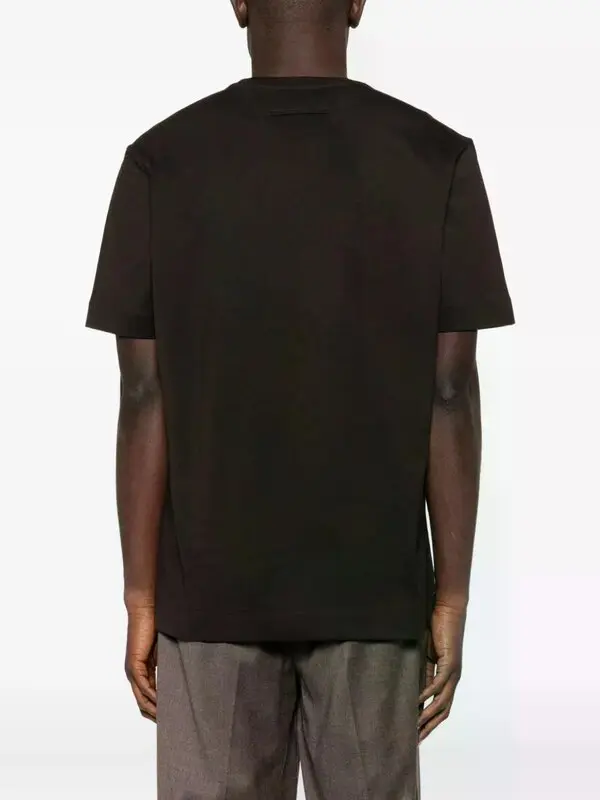 Zegna Embroidered-logo T-shirt