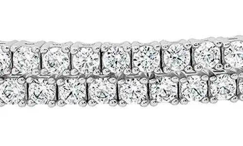 CRISLU Round Cubic Zirconia Adjustable Wrap Bracelet - Pure Platinum/clear Stone