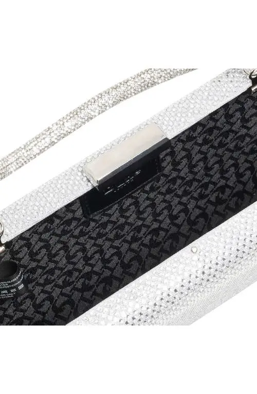 Dune London Top Handle Frame Clutch - Silver