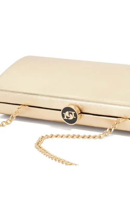 Dune London Belinda Frame Clutch - Gold