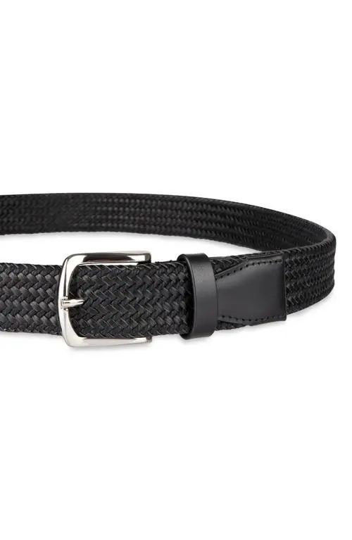 Cole Haan Braided Leather And Rope Belt