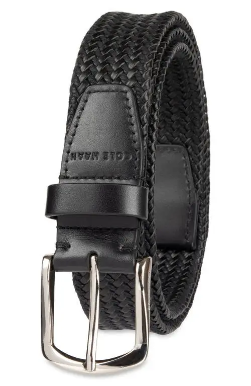 Cole Haan Braided Leather And Rope Belt