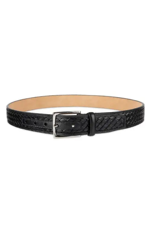 Cole Haan Woven Leather Belt - Black
