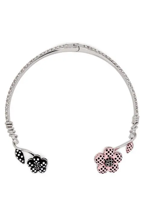 Marc Jacobs Dots Daisy Collar Necklace - Silver/peach