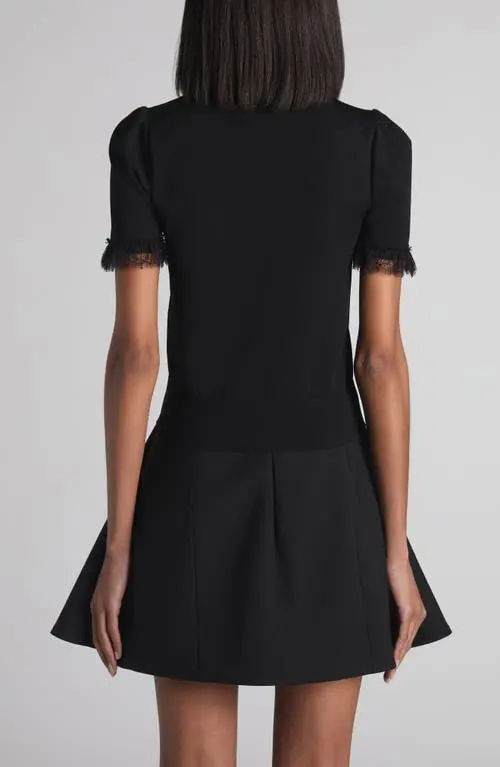 Alexander McQueen Lace Trim Polo