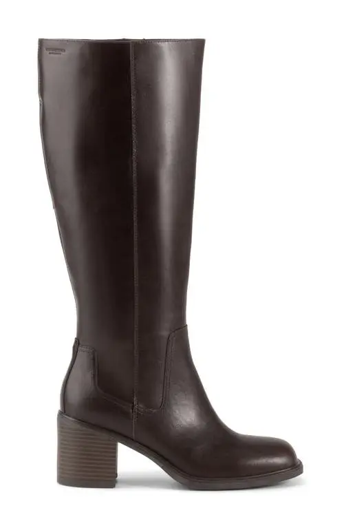 VAGABOND SHOEMAKERS Knee High Stacked Heel Boots - Chocolate
