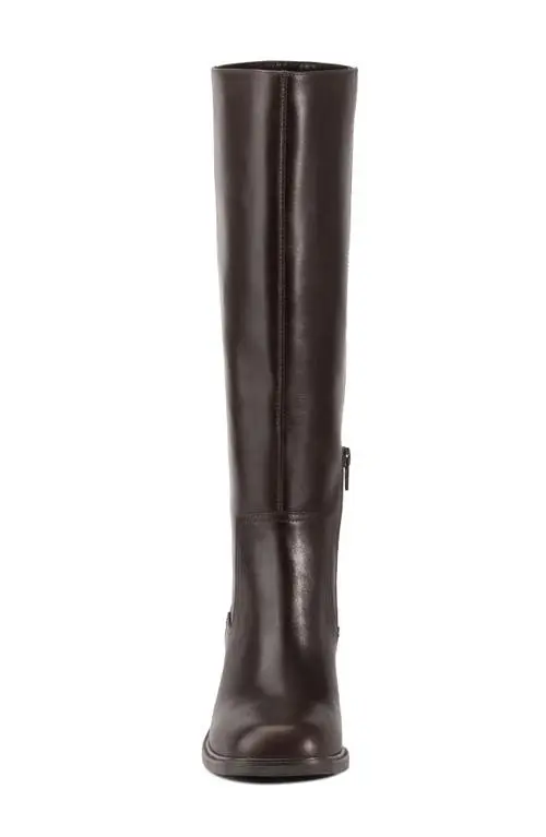 VAGABOND SHOEMAKERS Knee High Stacked Heel Boots - Chocolate