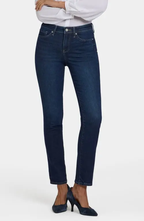 NYDJ Slim Leg Sequin Trim Jeans