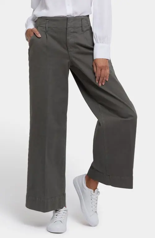 NYDJ Mona Wide Leg Trousers - Vine Leaf