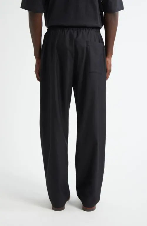 Herno Wool Blend Straight Leg Pants