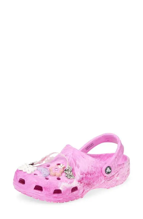 CROCS Classic Marbled Clog - Pink Swirl