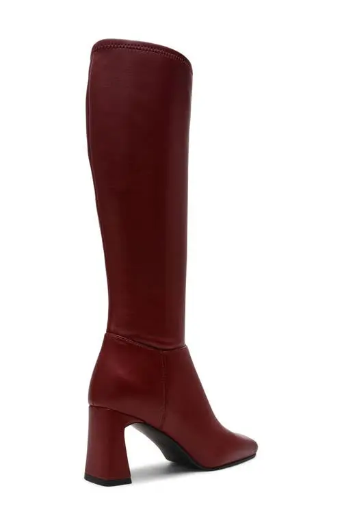 Steve Madden Hunny Knee High Boots - Burgundy