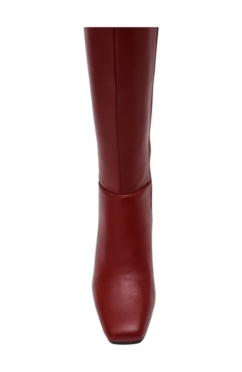 Steve Madden Hunny Knee High Boots - Burgundy