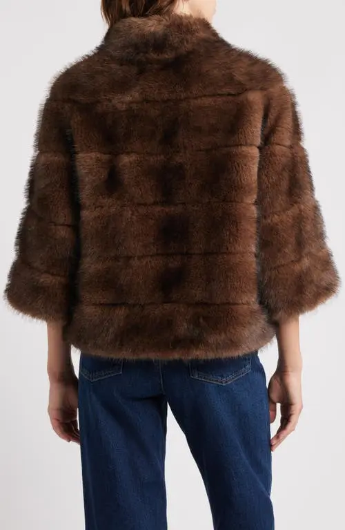 LoveShackFancy Gelman Faux Fur Jacket