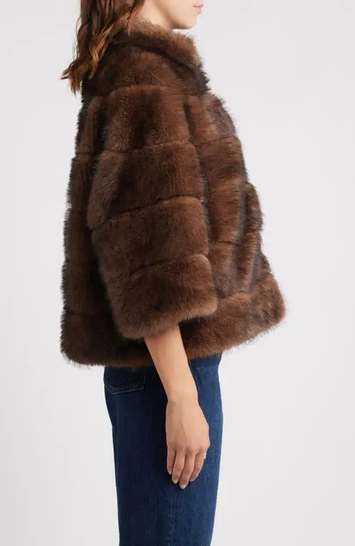 LoveShackFancy Gelman Faux Fur Jacket