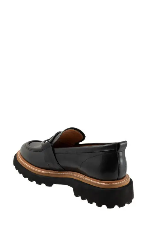 Eos Abbi Lug Sole Bit Loafer - Black