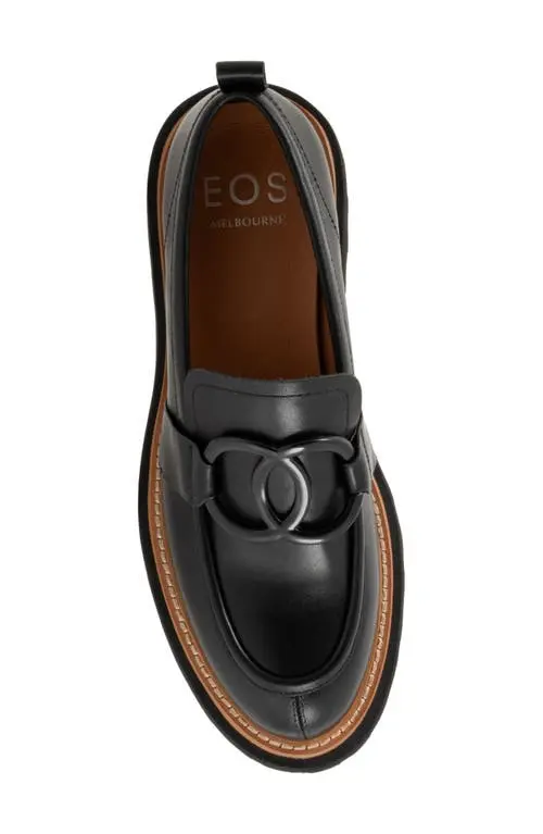 Eos Abbi Lug Sole Bit Loafer - Black