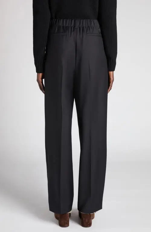 Moncler Drawstring Wool Trousers