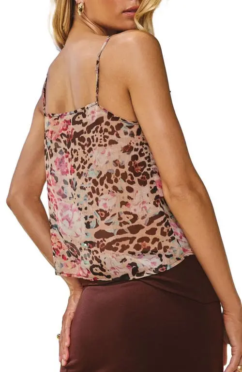 LIPSY Animal Spot Ruffle Camisole