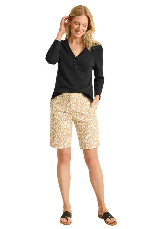 Tommy Bahama Cotton Slub Henley Top