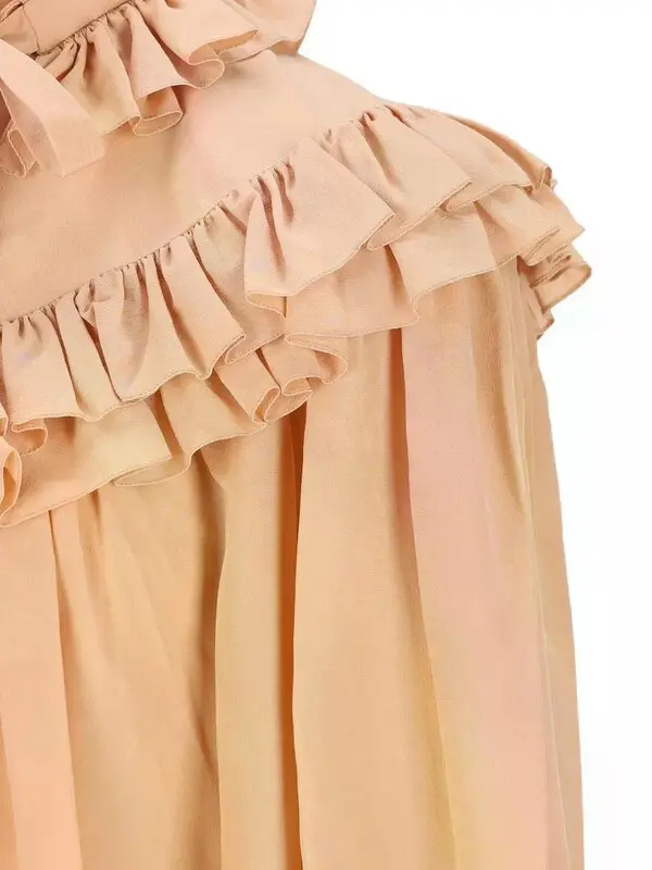 Chloé Ruffled Blouse - Neutrals