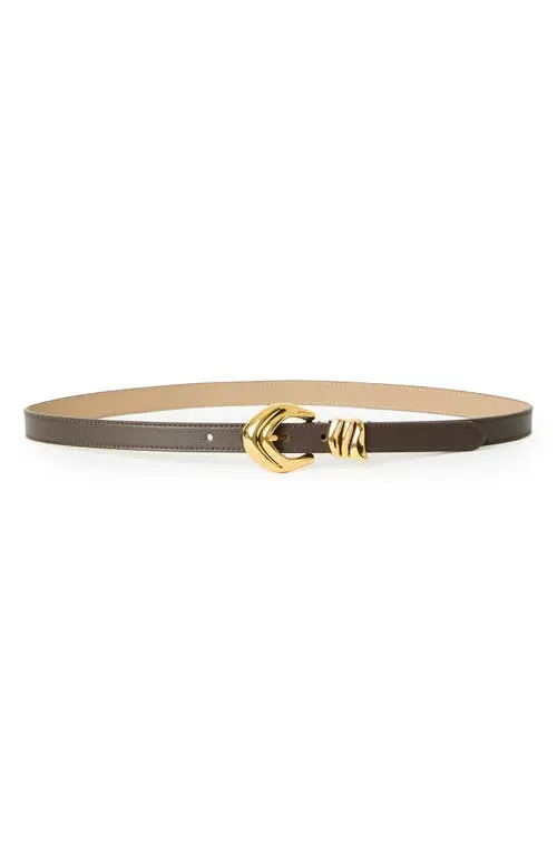 B-low The Belt Cassian Mini Leather Belt - Chocolate Gold