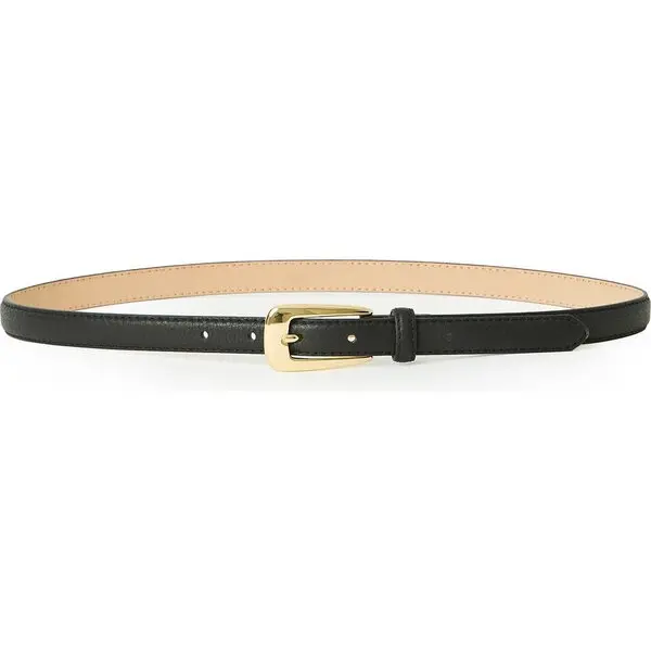B-low The Belt Adrian Leather Belt - Black Gold