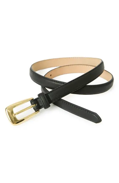 B-low The Belt Adrian Leather Belt - Black Gold