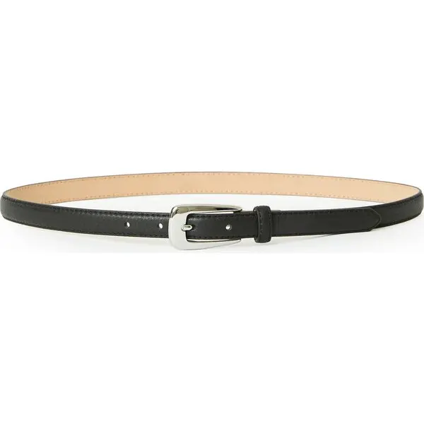 B-low The Belt Adrian Leather Belt - Black Silver