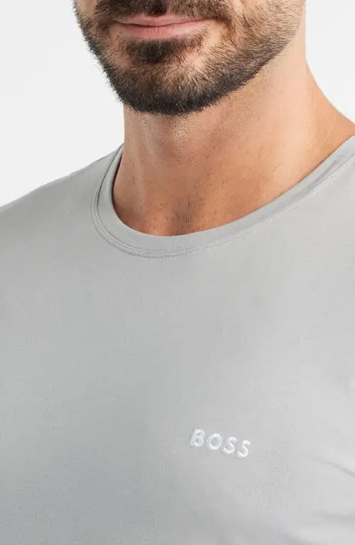 BOSS Cotton Lounge T-shirt - Light/pastel Grey