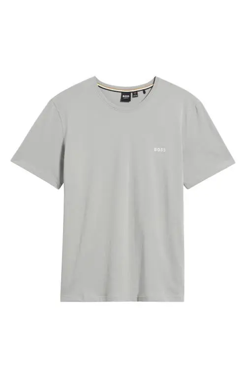 BOSS Cotton Lounge T-shirt - Light/pastel Grey