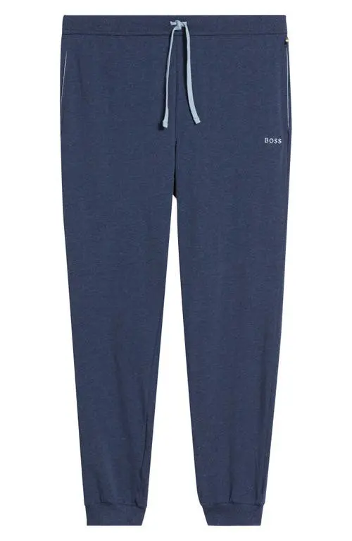 BOSS Mix Match Stretch Cotton Pajama Pants - Open Blue